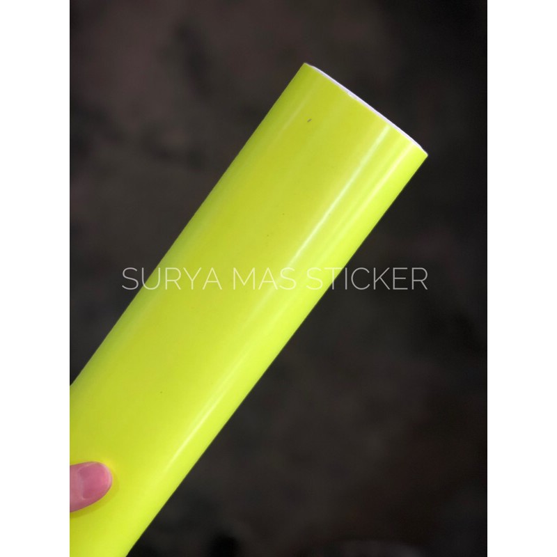 Jual stiker sticker stabilo kuning hijau rossi UK 45 CM | Shopee Indonesia