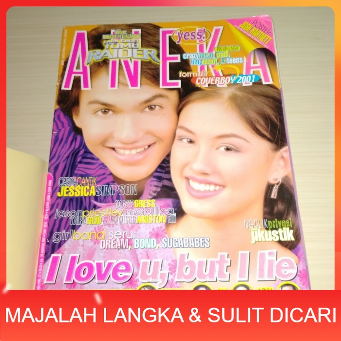 Jual Majalah ANEKA YESS No.17 Agu 2001 AGNES MONICA SAHRUL GUNAWAN + POSTER Langka | Shopee ...