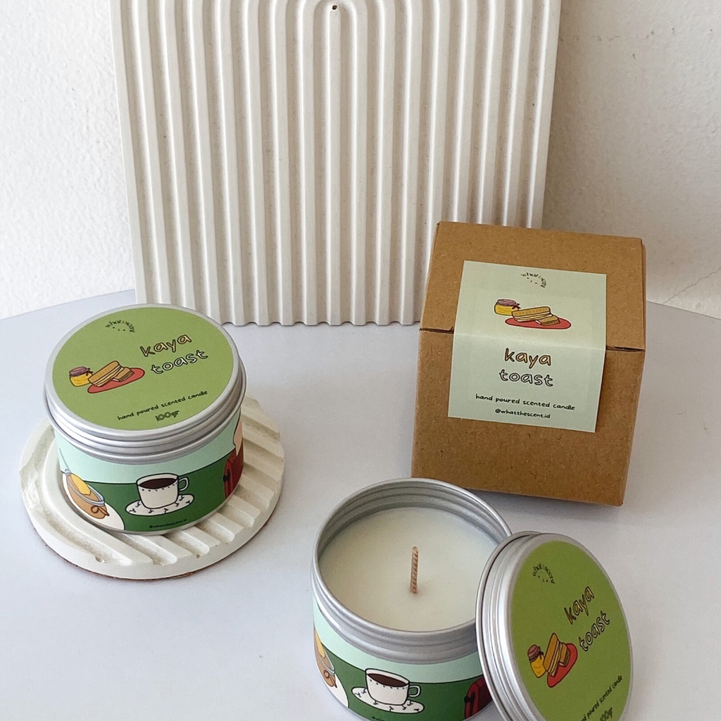 Jual Kaya Toast Scented Candle / Lilin Aromaterapi / Pengharum Ruangan ...