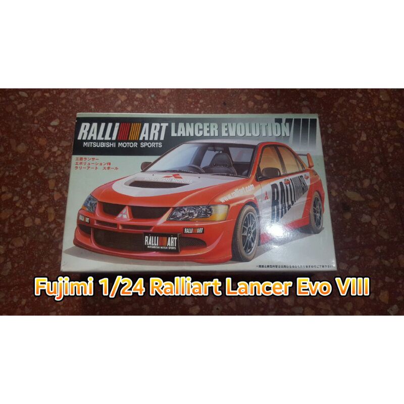 Jual Model Kit 1/24 Fujimi Tipe Ralliart Lancer Evo VIII original ...