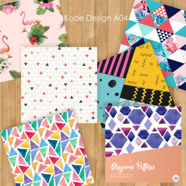 Jual Kertas Craft Lipat Origami Motif Unik Murah KODE 004 | Shopee ...
