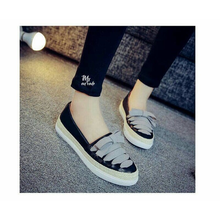 Jual SEPATU ON29 HITAM (PITA ABU) | Shopee Indonesia