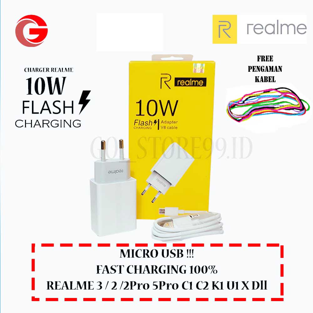 Jual CHARGER REALME ORIGINAL FAST CHARGING 100% 5 pro C1 C2 X2 X K1 U1 ...