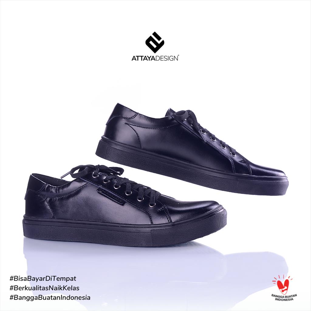 Jual Attaya Design Sepatu Sneakers Pria Dewasa Kulit Asli Original Tali ...