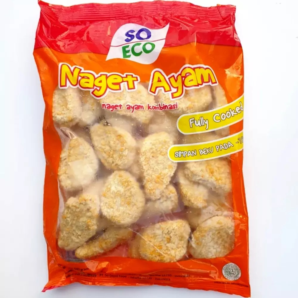 Jual So Eco Naget Ayam 500gr by So Good – Chicken Nugget 500 gr (KHUSUS ...