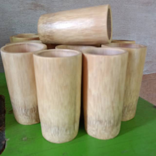 Jual Gelas/cangkir Natural Bambu | Shopee Indonesia