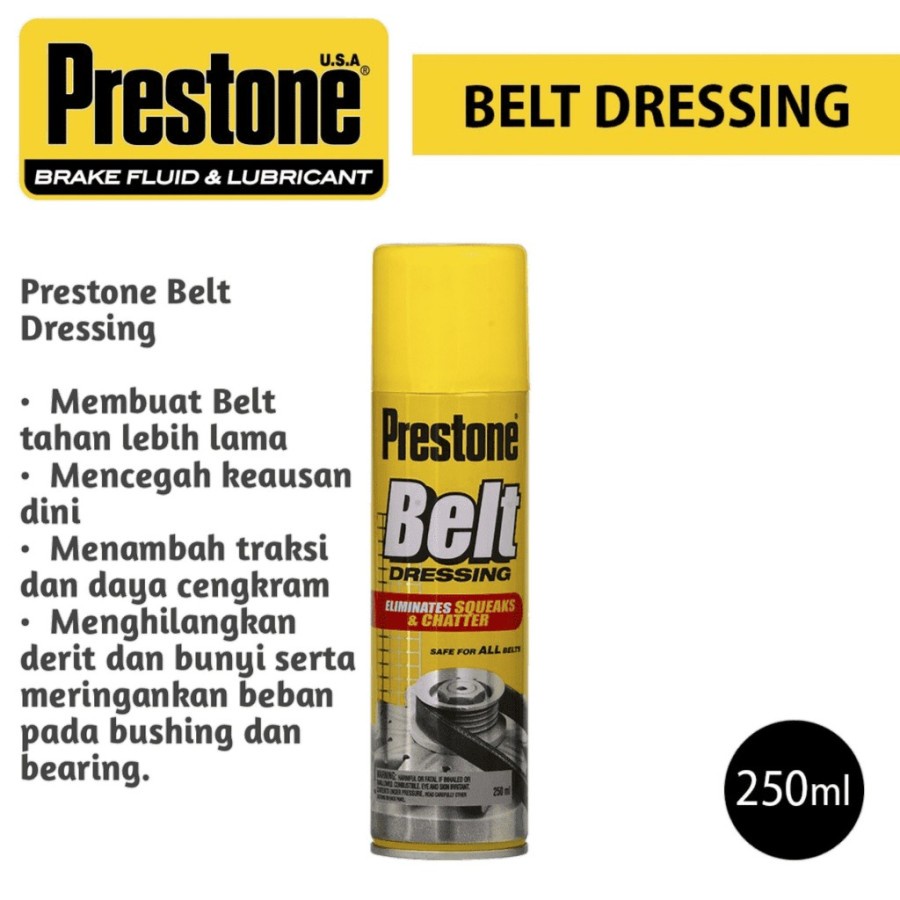 Jual Prestone Belt Dressing 250mL V Belt Fan Belt Van Belt Dressing ...