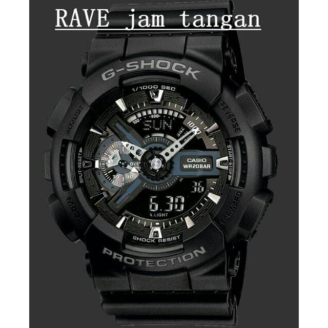 Jual Jam tangan pria merk casio g shock gshock type ga 110 ga110 ...