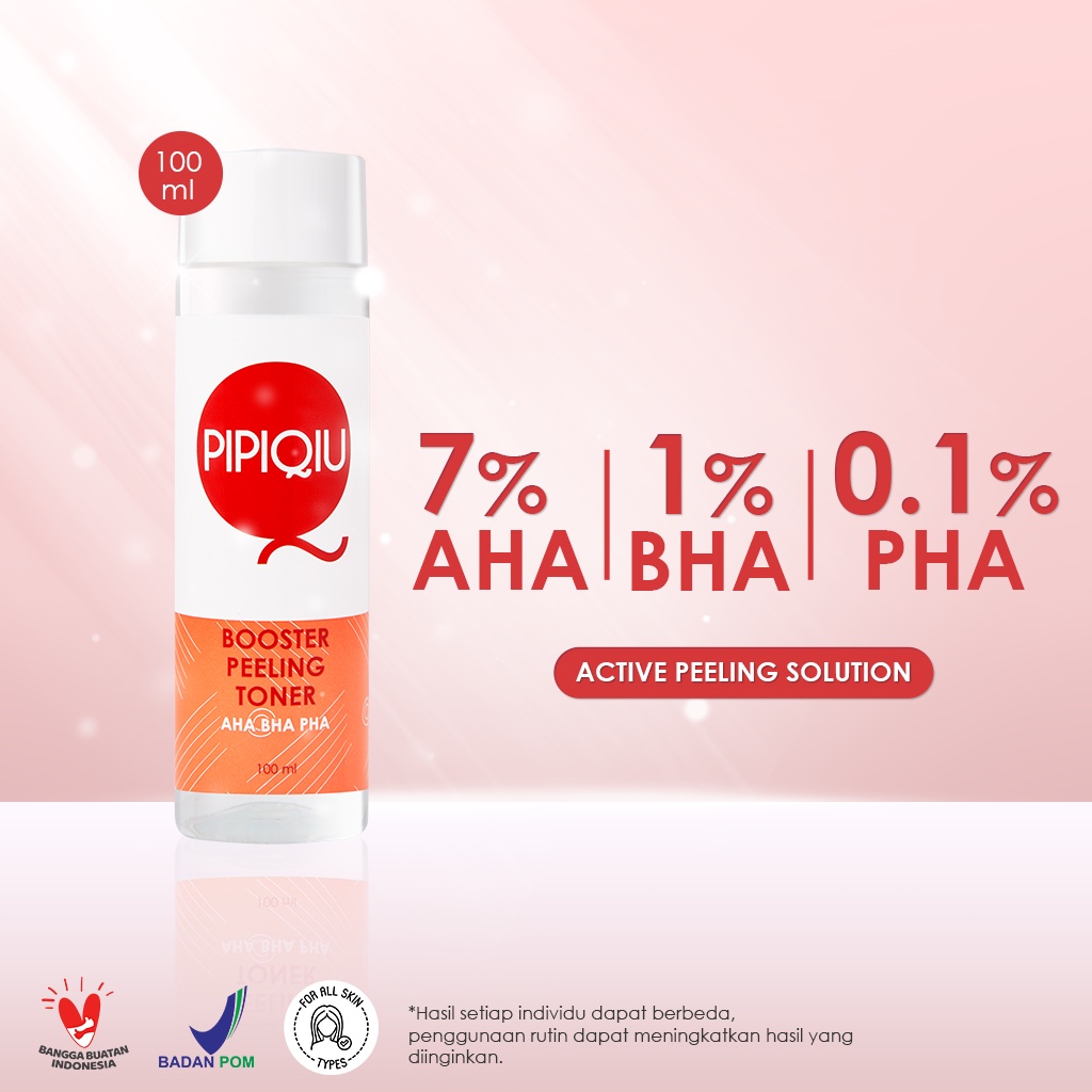 Jual Pipiqiu Booster Peeling Toner AHA BHA PHA 100ml (PPT) | Shopee Indonesia