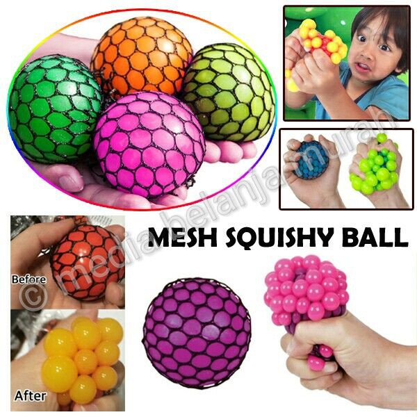 Jual MESH SQUISHY BALL /SQUISHY GENGGAM JARING | Shopee Indonesia
