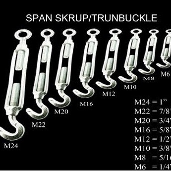 Jual JARUM KERAS M12 M10 M8 M6 SPAN SKRUP 12 MM 10 MM 8 MM 6 MM ...