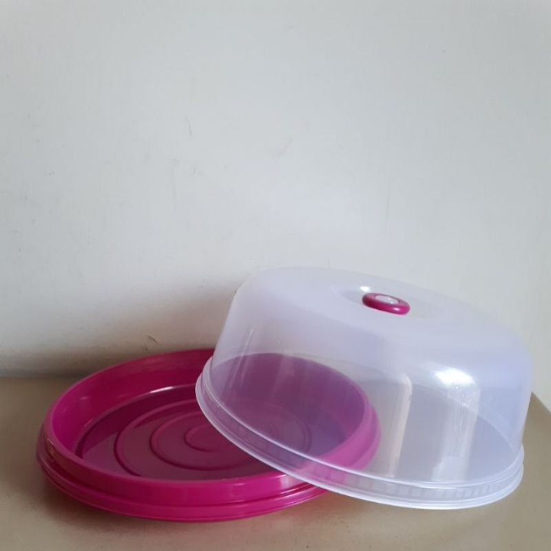 Jual Tempat Kue Tempat Roti Wadah Kue Bolu Tempat Roti Bulat Plastik ...