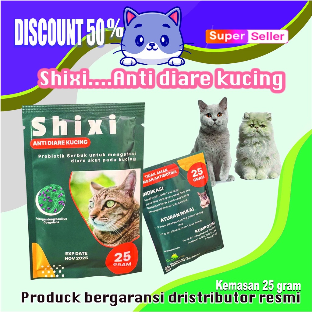 Jual Obat Kucing Obat Diare Mencret Akut Pada Kucing Anti Diare Kucing ...