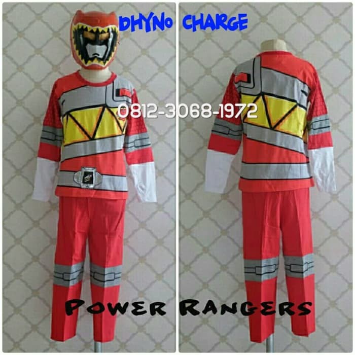 Jual Baju Kostum Karakter Superhero Anak Power Rangers DINO CHARGE 2 5 ...
