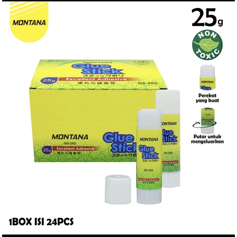 Jual LEM STIK BESAR MONTANA 25 gram / GLUE STICK BESAR MURAH | Shopee ...