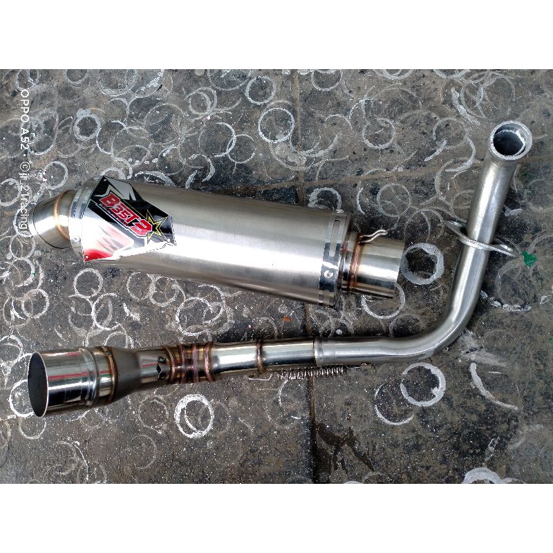 Jual Kenalpot BEST3 Scopy Vario Beat Genio Mio inlet 50mm | Shopee ...
