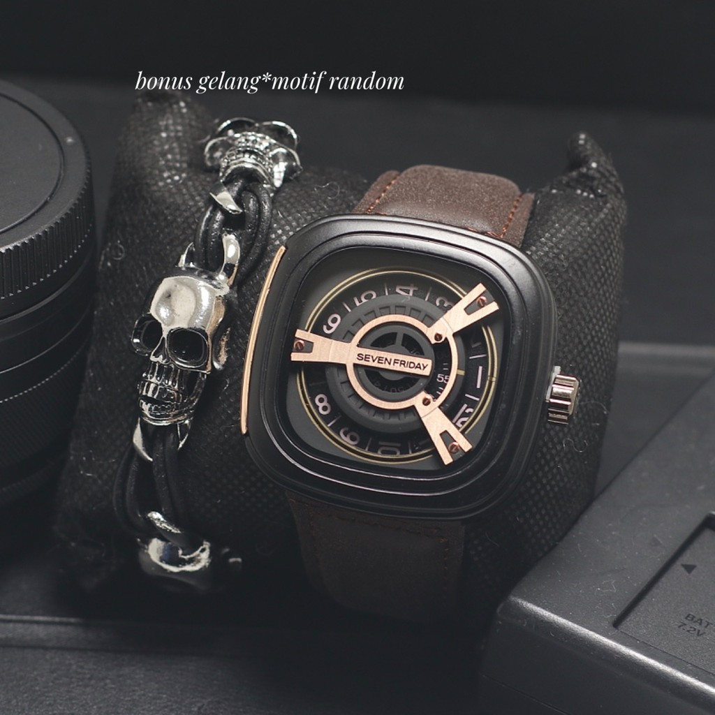 Jual COD- READY LAGI JAM TANGAN PRIA SEVENFRIDAY BEST SELLER TALI KULIT ...