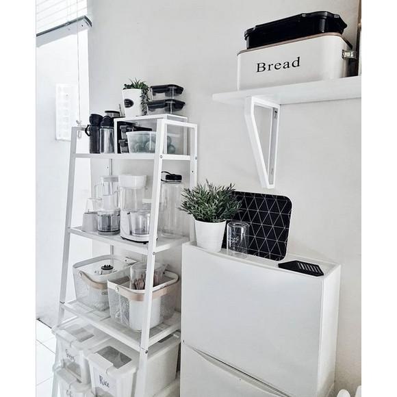 Jual Rak Besi Rak 4 Susun Tingkat 60X148Cm Multifungsi Rak Putih ...
