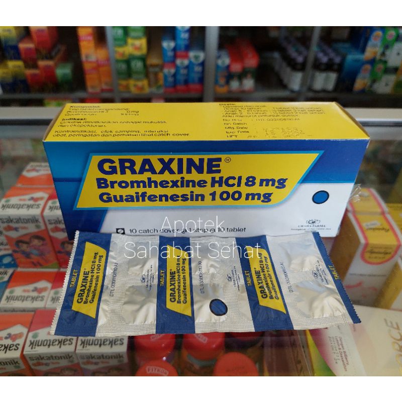 Jual Obat Batuk Graxine (1str 10 tabLet) | Shopee Indonesia