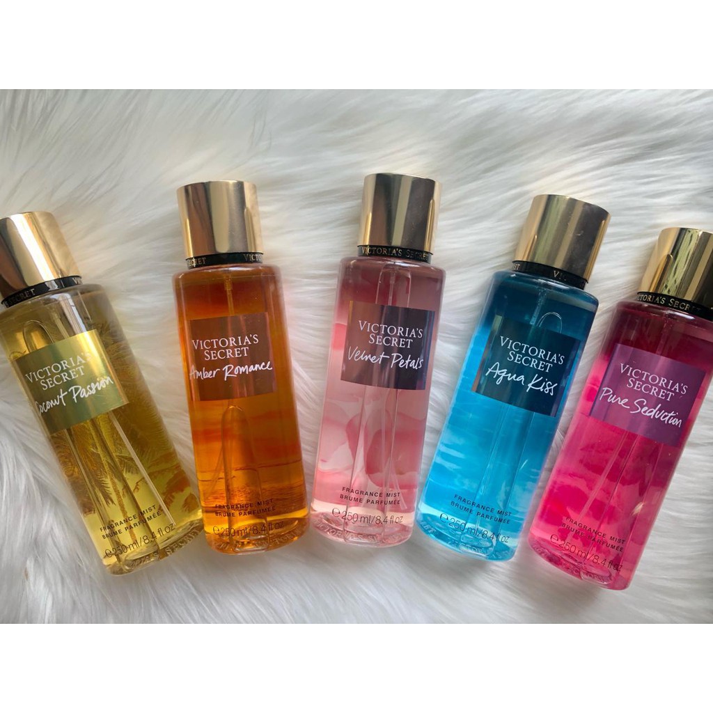 Jual Body mist Victoria Secret Pure Seduction / Love Spell / Aqua Kiss ...