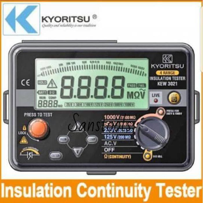 Jual KYORITSU Kew 3021 JAPAN digital insulation continuity tester ...