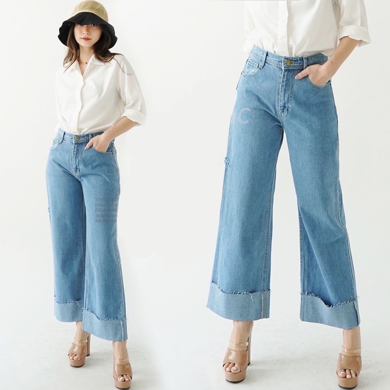 Jual Kulot jeans (stik balik) | Shopee Indonesia