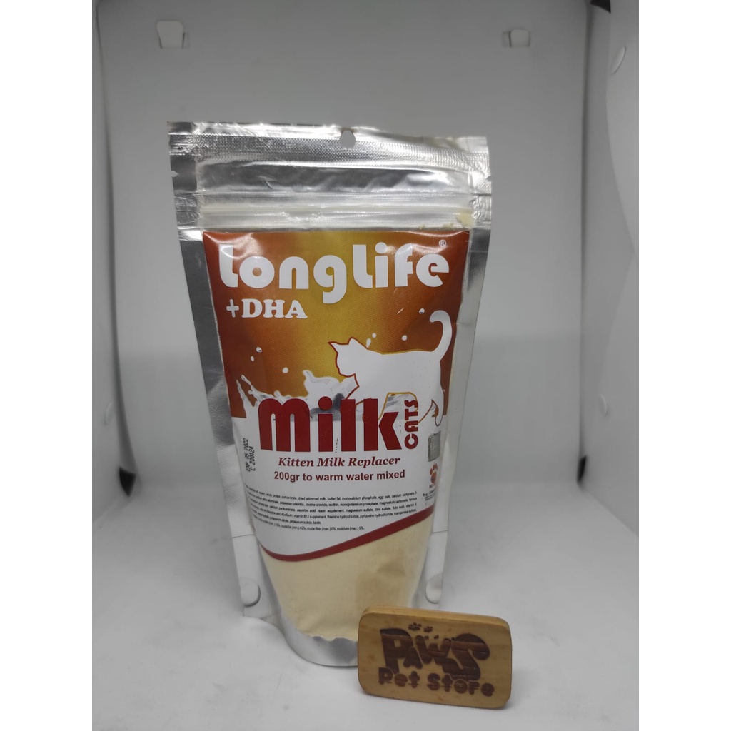 Jual Longlife kitten milk replacer long life cat susu kucing 200gr | Shopee Indonesia