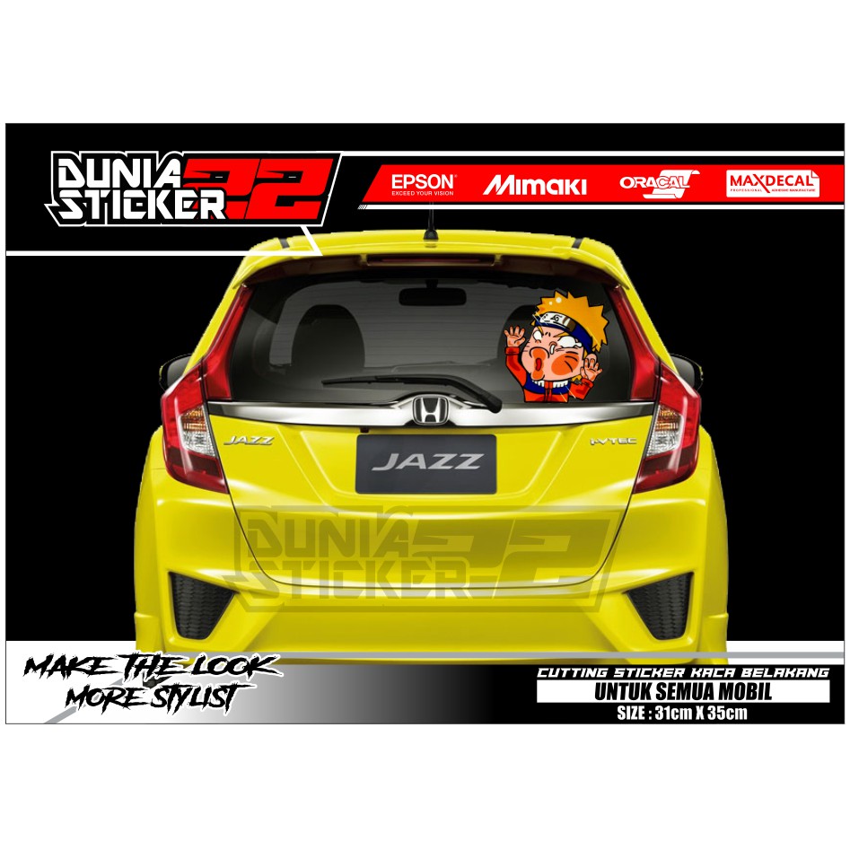 Jual Stiker Mobil NARUTO Cutting Sticker NARUTO Anime Fan Club Kartun ...