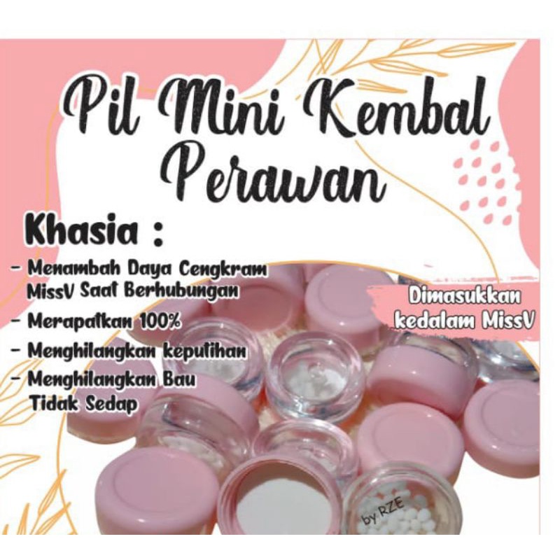Jual PIL MINI KEMBALI PERAWAN/PIL BUJANG MINI ISI -+50BIJI | Shopee ...