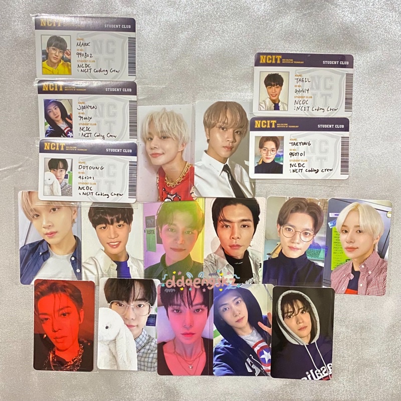 Jual nct127 ncit photocard photopack random pc id card taeyong taeil ...
