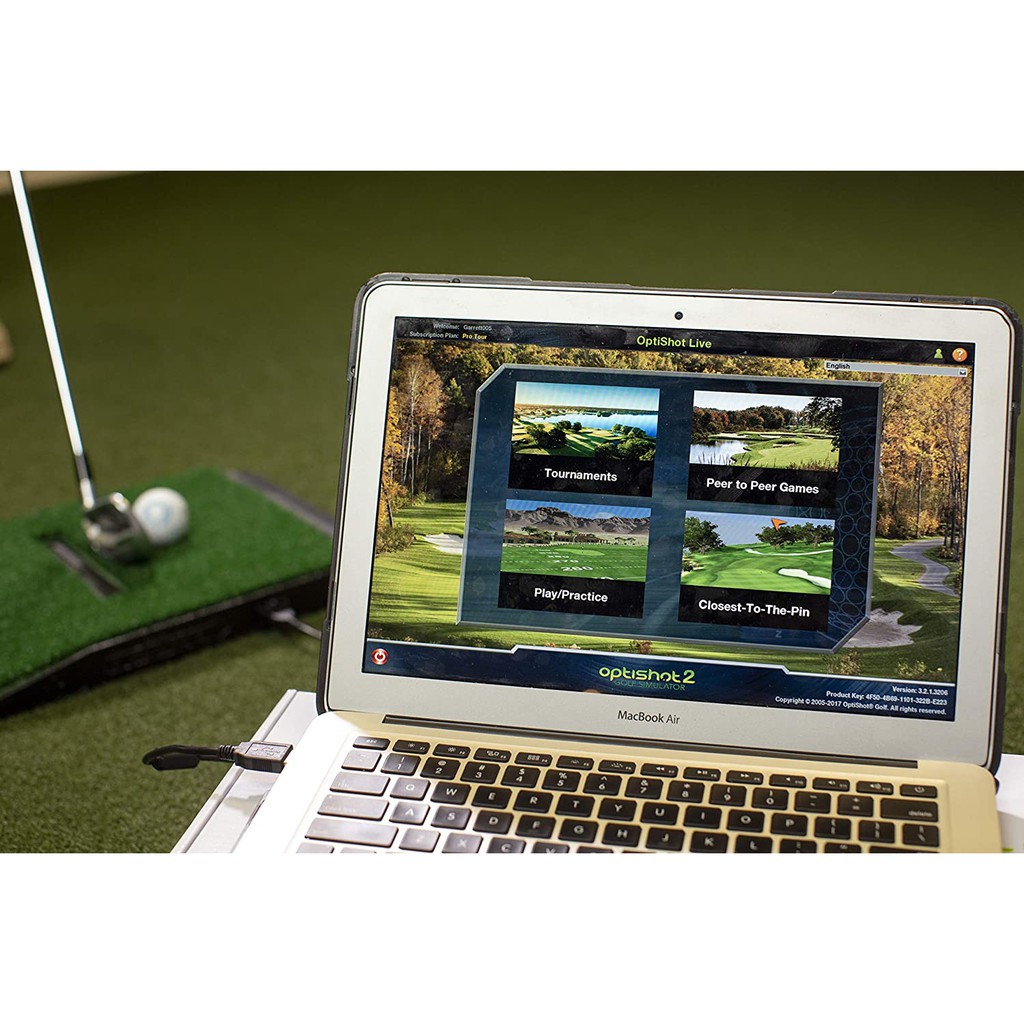 Jual Mesin Golf Simulator Terbaik Di Dunia Optishot 2 Swing Pad Golf ...