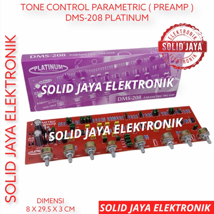 Jual KIT TONE CONTROL PARAMETRIC PARAMETRIK PREAMP DMS208 DMS 208 ...