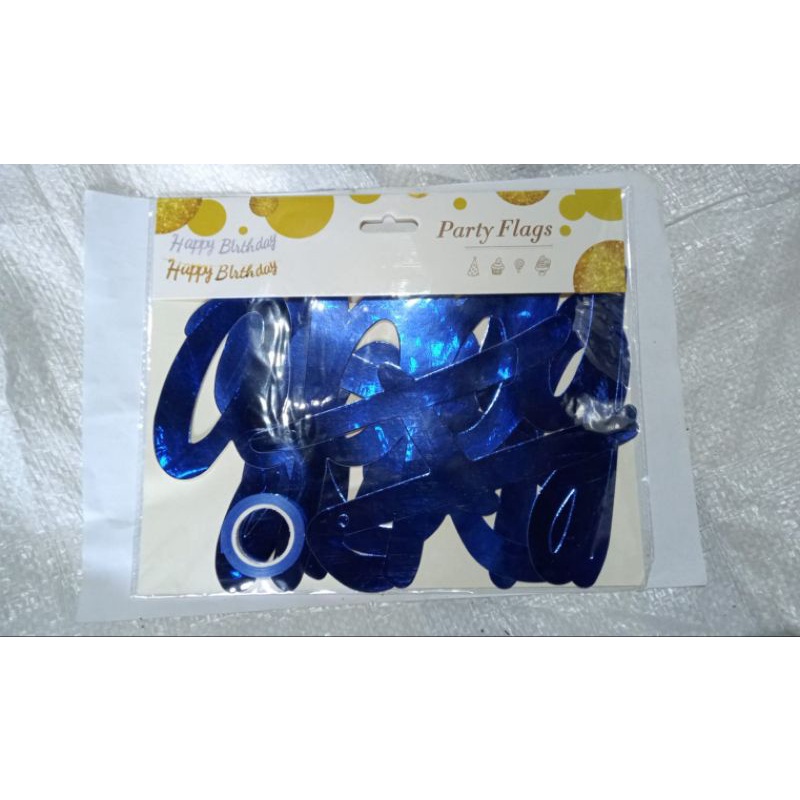 Jual Happy Birthday Garland/Banner Happy Birthday Sambung/HBD Latin ...