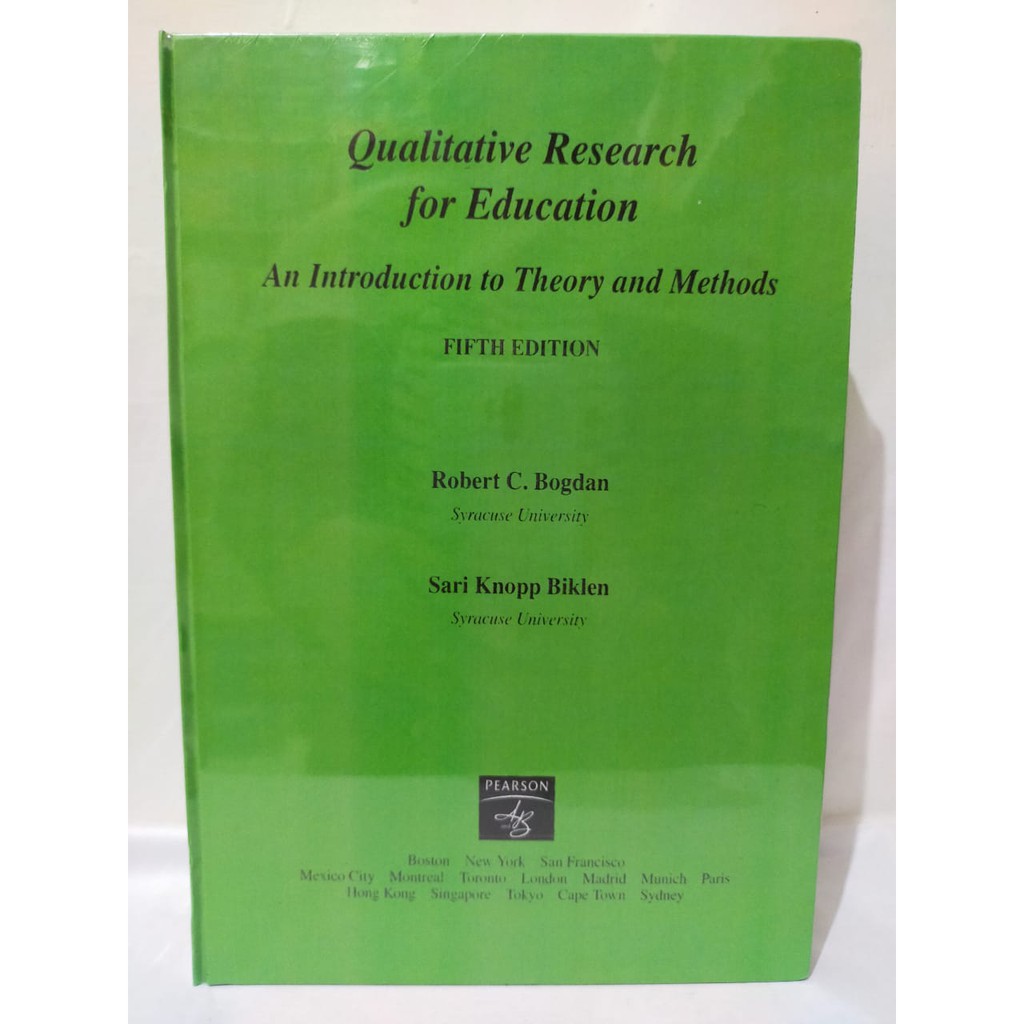 Jual Qualitative Research For Education - Robert C Bogdan & Biklen - NR ... Jual Qualitative Research For Education - Robert C Bogdan & Biklen - NR ...