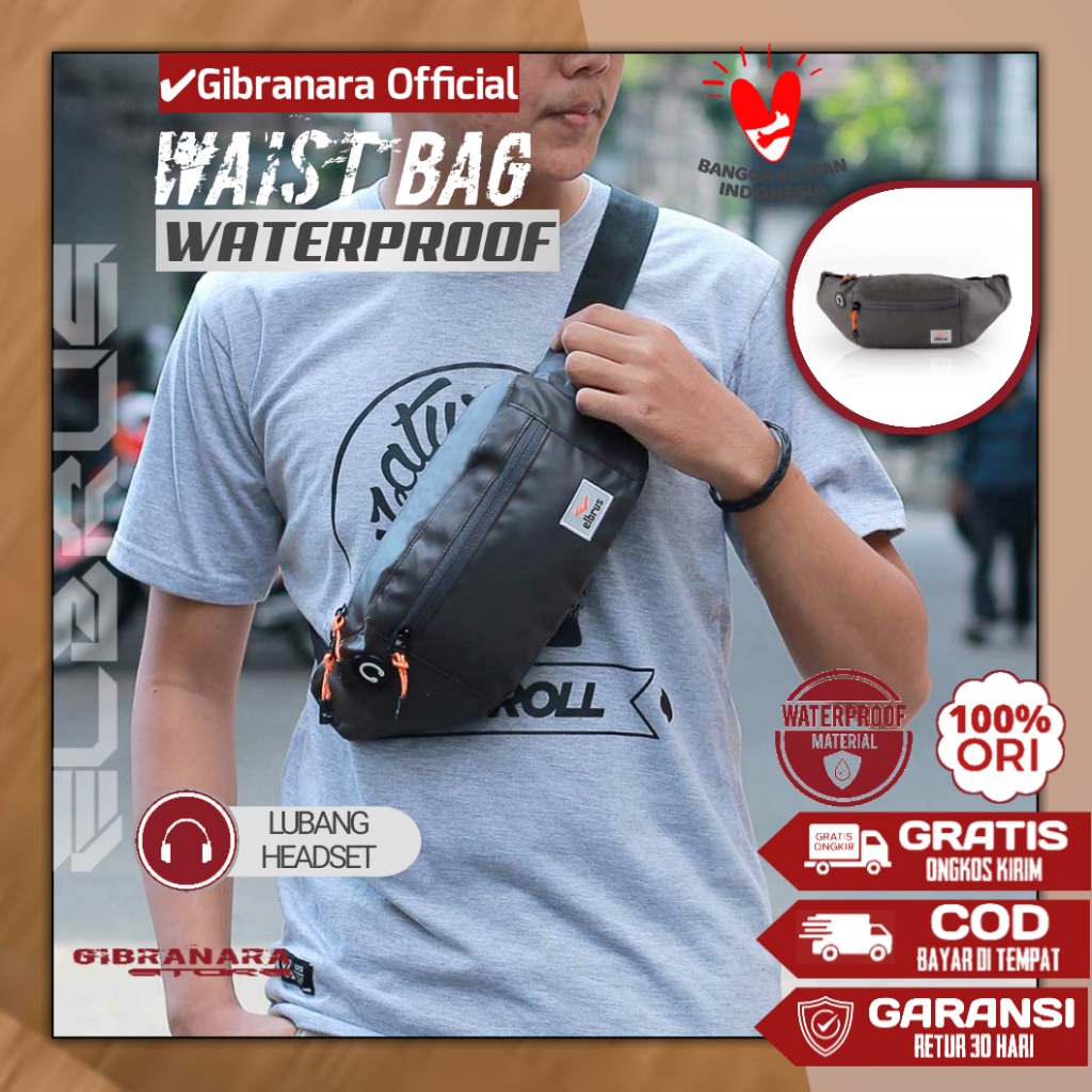 Jual Tas Selempang Slempang WATERPROOF Samping Slingbag Bahu ANTI AIR ...