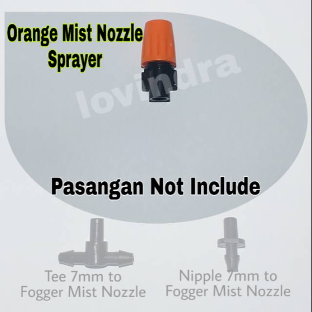 Jual Orange Mist Nozzle Sprayer Fogger | Shopee Indonesia