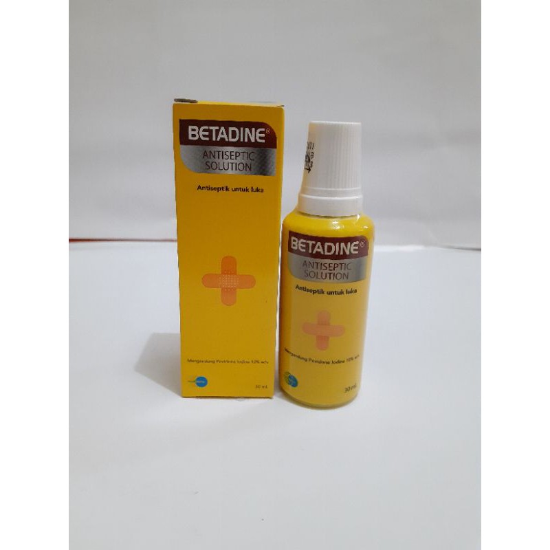 Jual Betadine antiseptic solution 5ml,15ml,30ml,60ml | Shopee Indonesia
