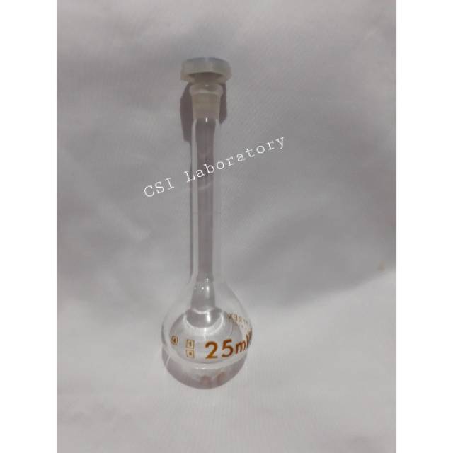 Jual Labu ukur - volume Flask 25ml PYREX tutup plastik | Shopee Indonesia