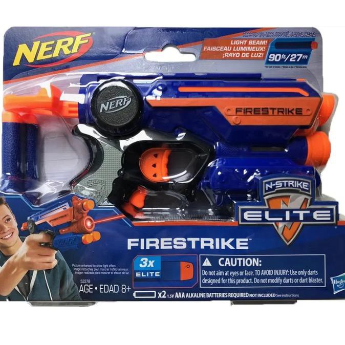 Jual Nerf Elite Firestrike Original / Kado Mainan anak Nerf Gun Elite ...