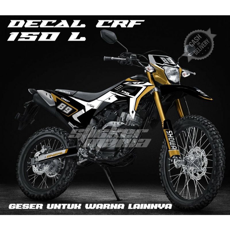 Jual Sticker Decal CRF Sticker Striping Full Body variasi sticker ...