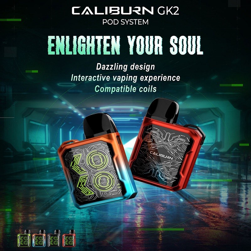 Jual UWELL CALIBURN GK2 POD KIT 620mAh AUTHENTIC | Shopee Indonesia