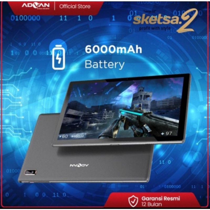 Jual Advan Sketsa 2 paket RAM 4GB/64GB, paket komplit stylus dan ...