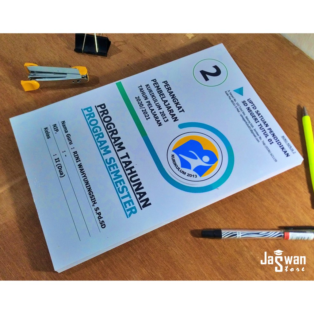 Jual Prota Promes Kelas 2 Semester 1 Perangkat Pembelajaran SD ...