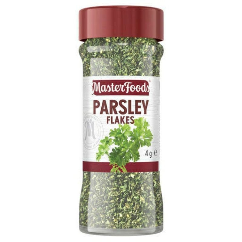 Jual Masterfoods Parsley Flakes BUBUK PETERSELI DAUN SUP 4 GR ...