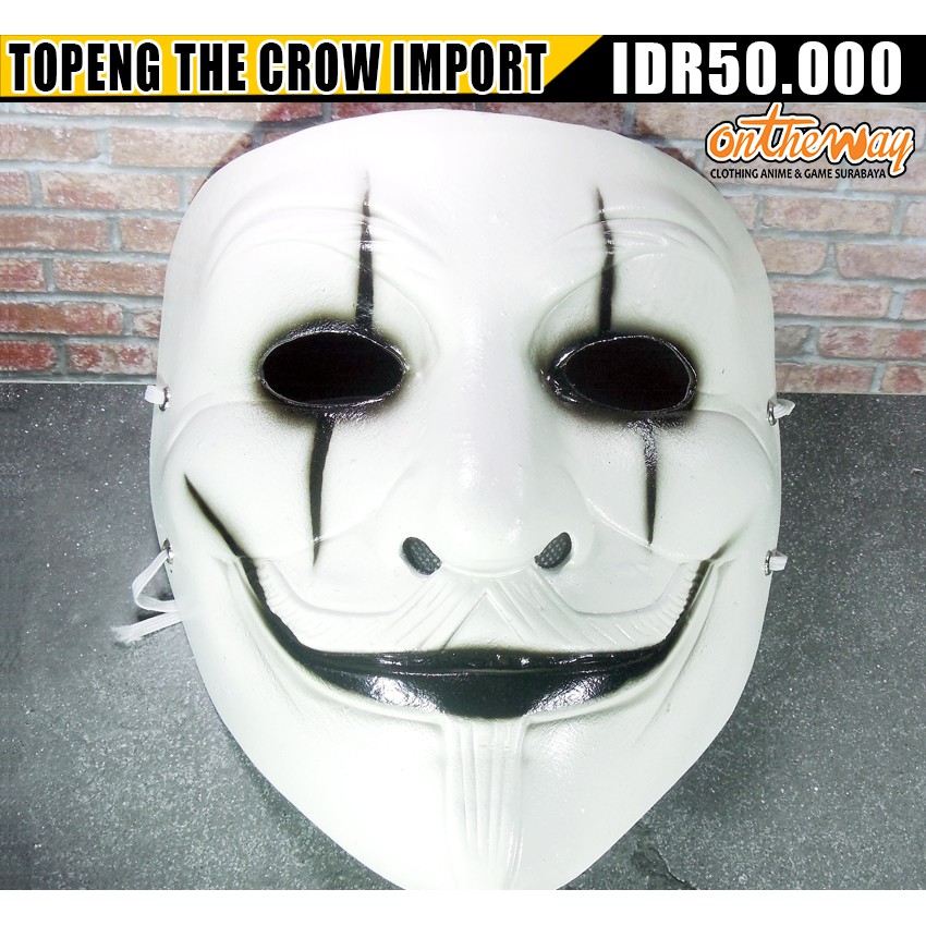 Jual TOPENG KARAKTER SLIPKNOT / TOPENG THE CROW SLIPKNOT IMPORT ...