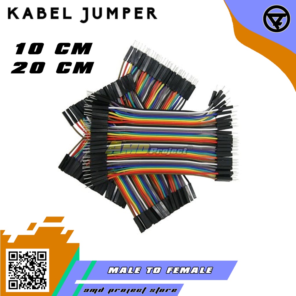 Jual Kabel Jumper 20CM Male To Female Isi 10 Jalur Berbagai Ukuran ...