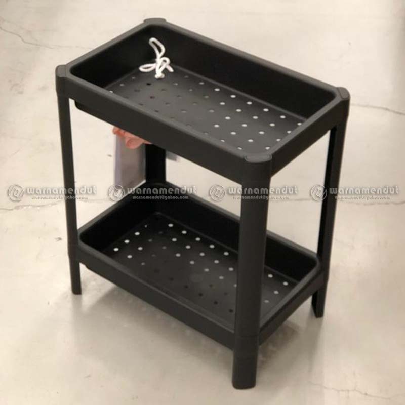 Jual WMO IK0811 Rak 2 tingkat plastik ukuran 36x23x40cm | Shopee Indonesia