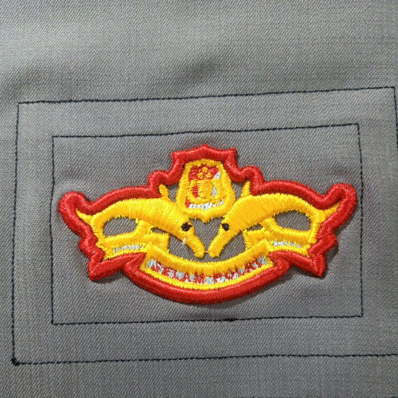 Jual Emblem Patch Logo Timbul Scuba Patch Logo Bordir 3D Selam Polri ...
