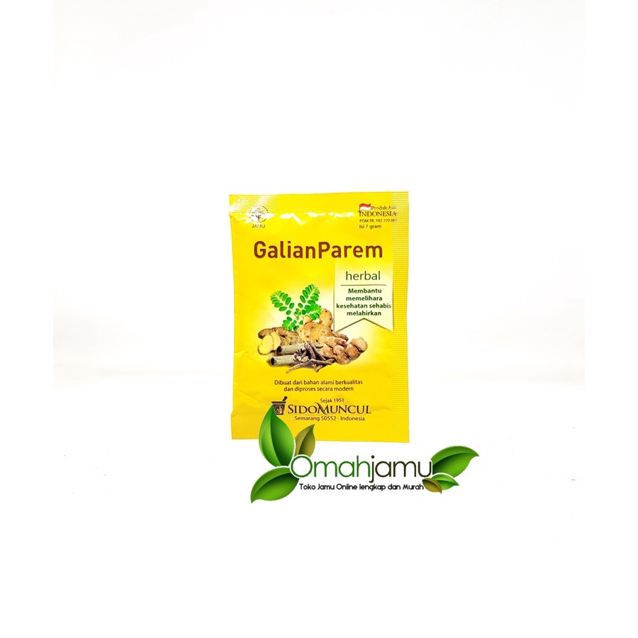 Jual GALIAN PAREM SERBUK SIDOMUNCUL. KESEHATAN HABIS BERSALIN LANCAR ...