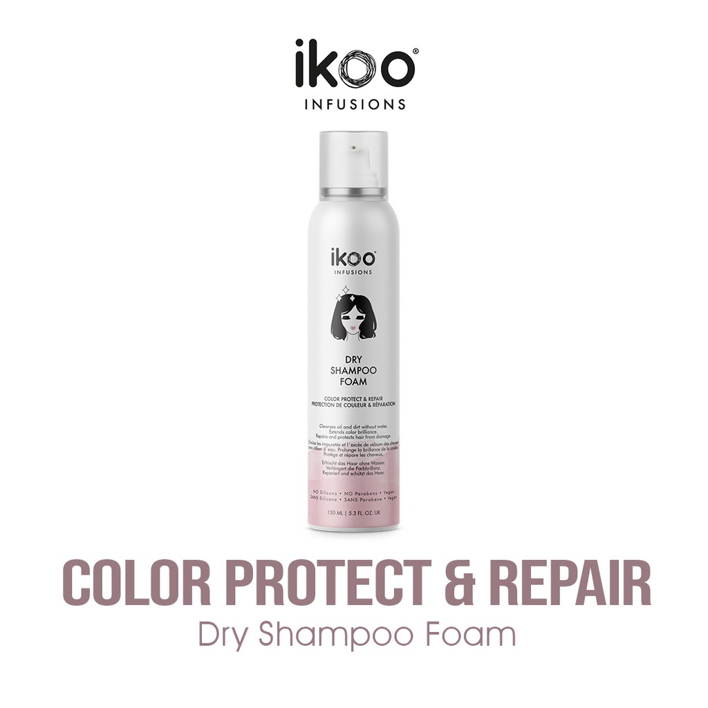 Jual IKOO INFUSIONS - Dry Shampoo Foam (Color Protect & Repair ...